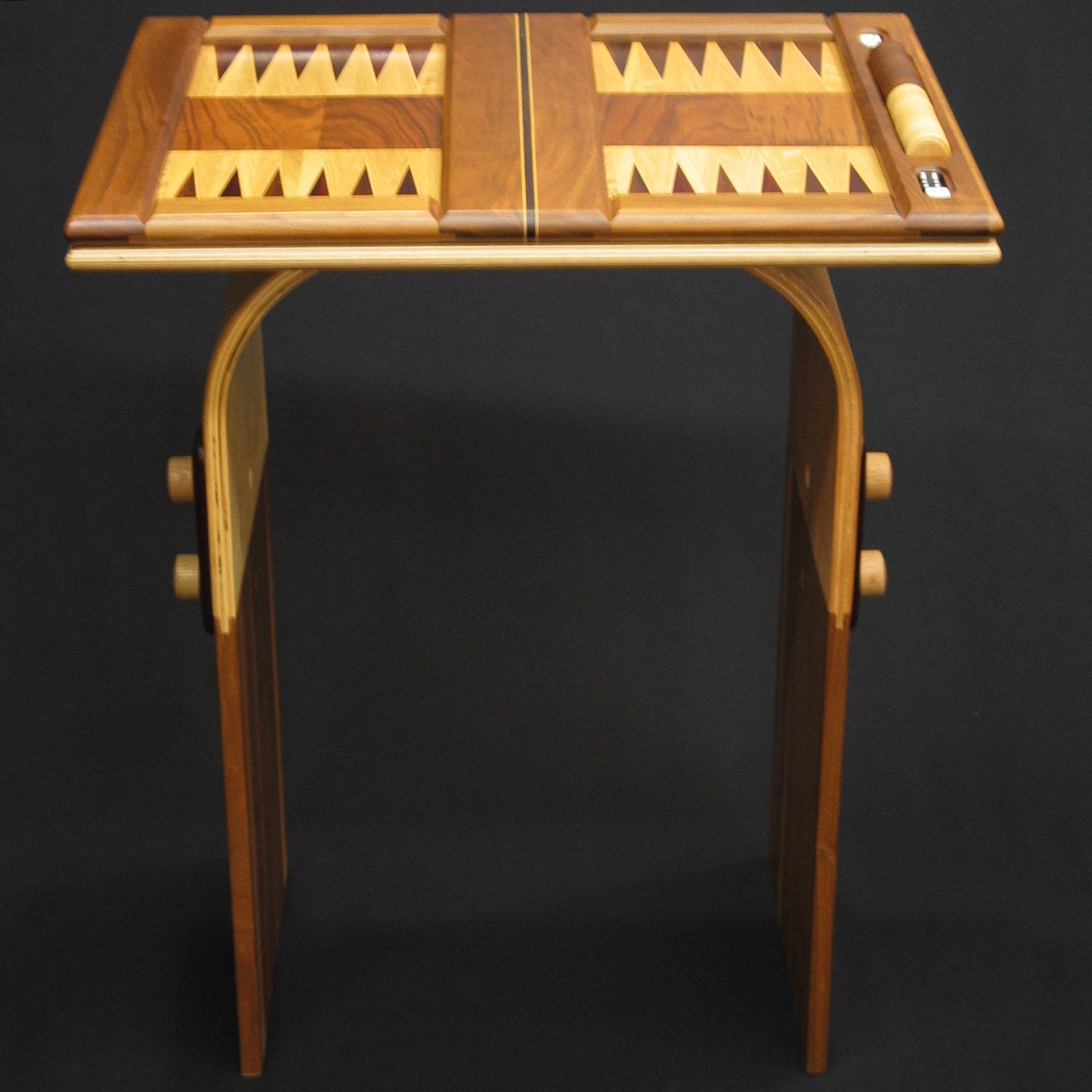 Hardwood Backgammon Table - Hardwood Creations – AmericanMadeWoodArt.com