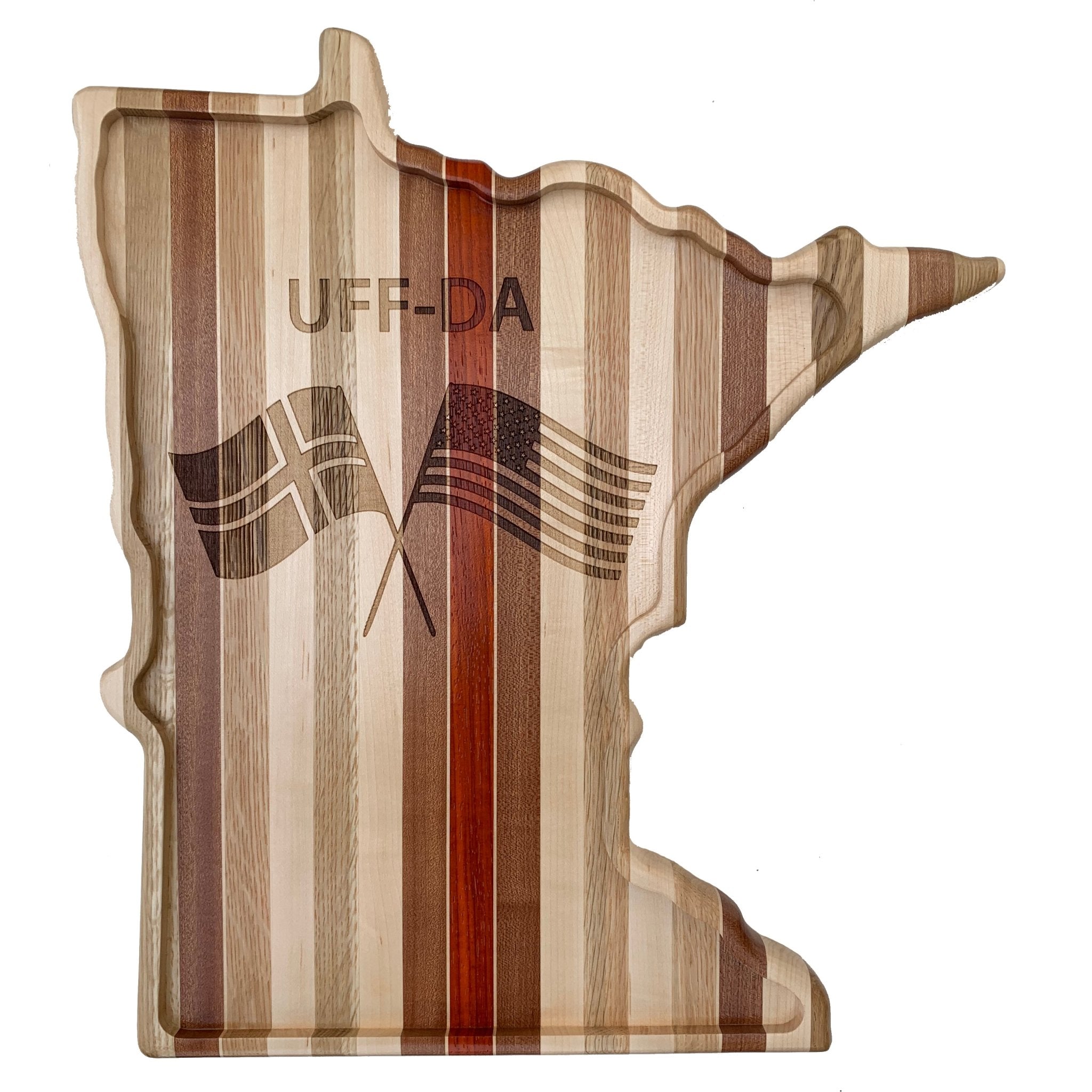 Hardwood Cutting Boards in the Shape of States - Hardwood Creations ...