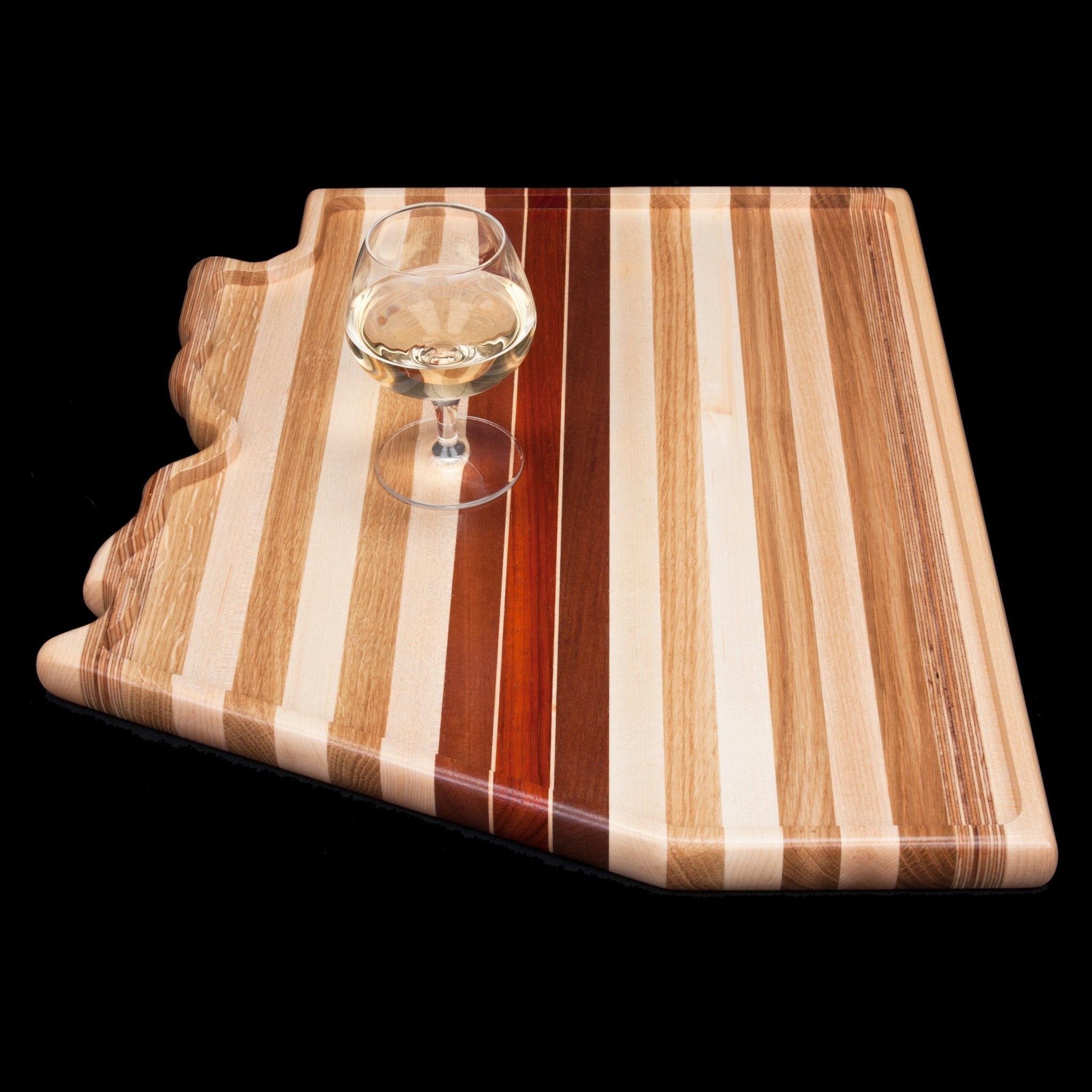 Hardwood Cutting Boards in the Shape of States - Hardwood Creations ...