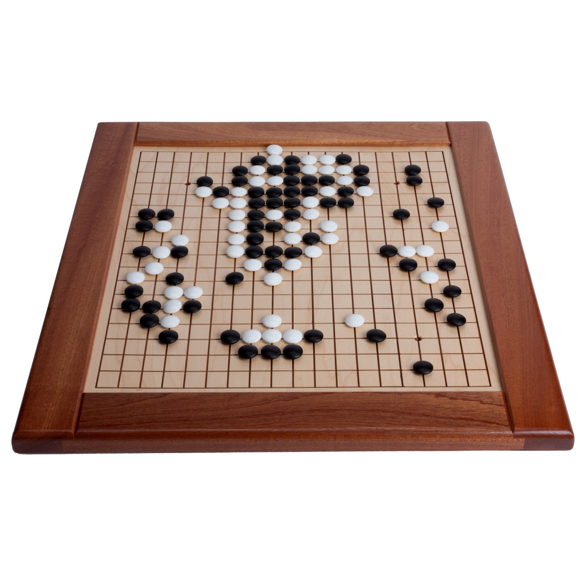 Solid Hardwood Go and Go-Moku Board Deluxe Model - Hardwood Creations ...